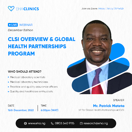 CLSI Overview and Global Health Partnerships Programme | EHA Clinics